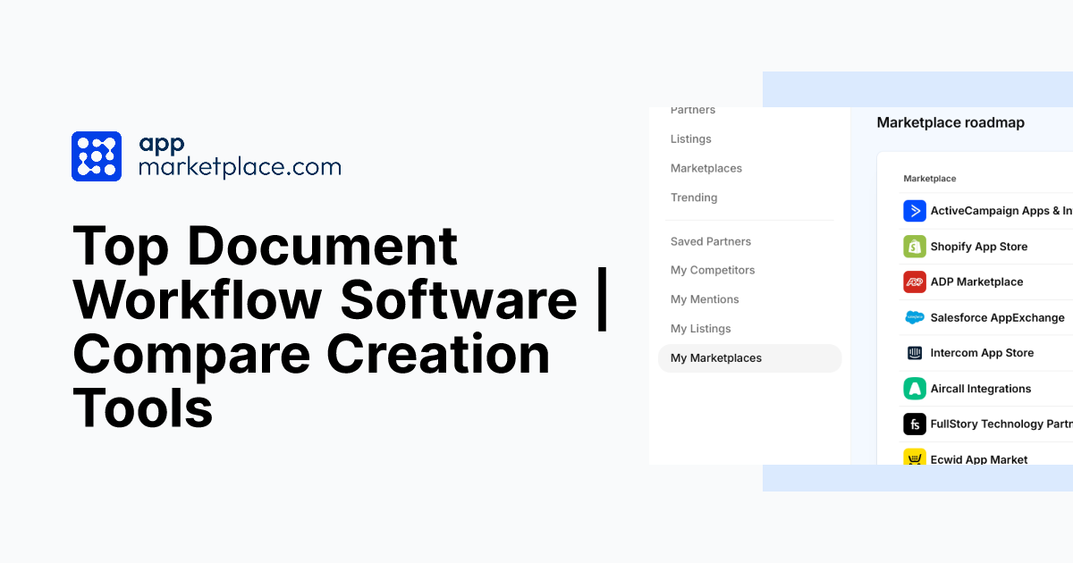 Top Document Workflow Software | Compare Creation Tools